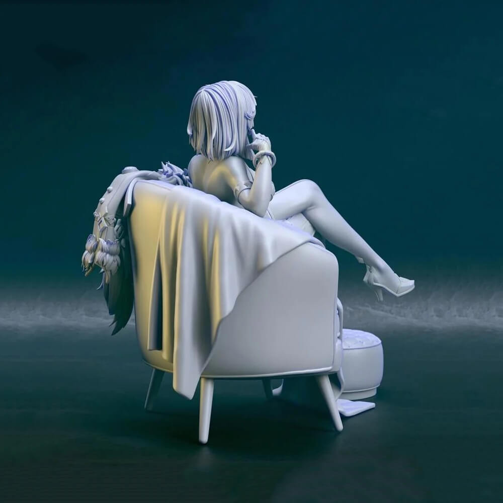 Chuya Factory - Yelan Genshin Impact Figure 3D Model by 3dprintmodelSG