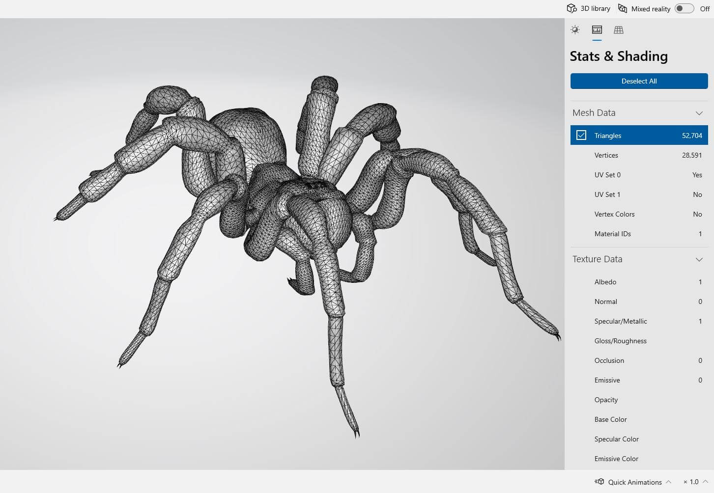Creepy Spider - 3D Model by 3dprintmodelSG