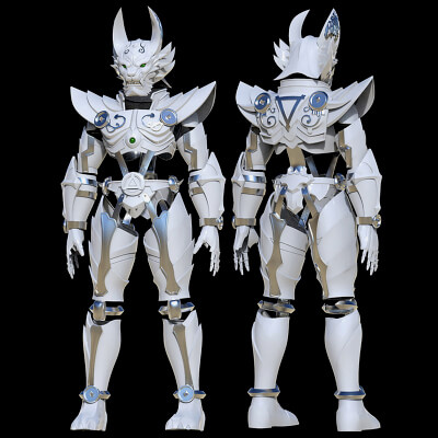 Garo Mask Full Body Armor Suit STL 3D Print Files by 3dprintmodelSG