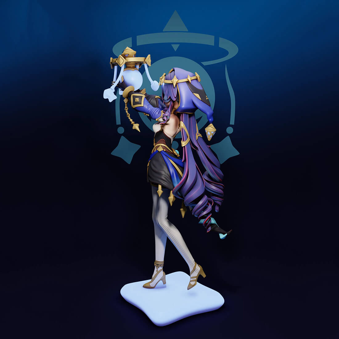 Genshin Impact - Layla Figure 3D Model by 3dprintmodelSG