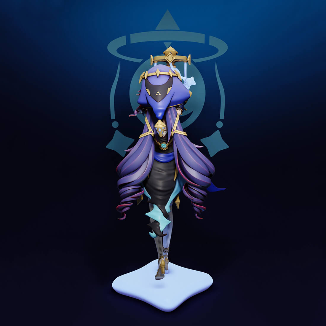 Genshin Impact - Layla Figure Stl Ready To Print by 3dprintmodelSG