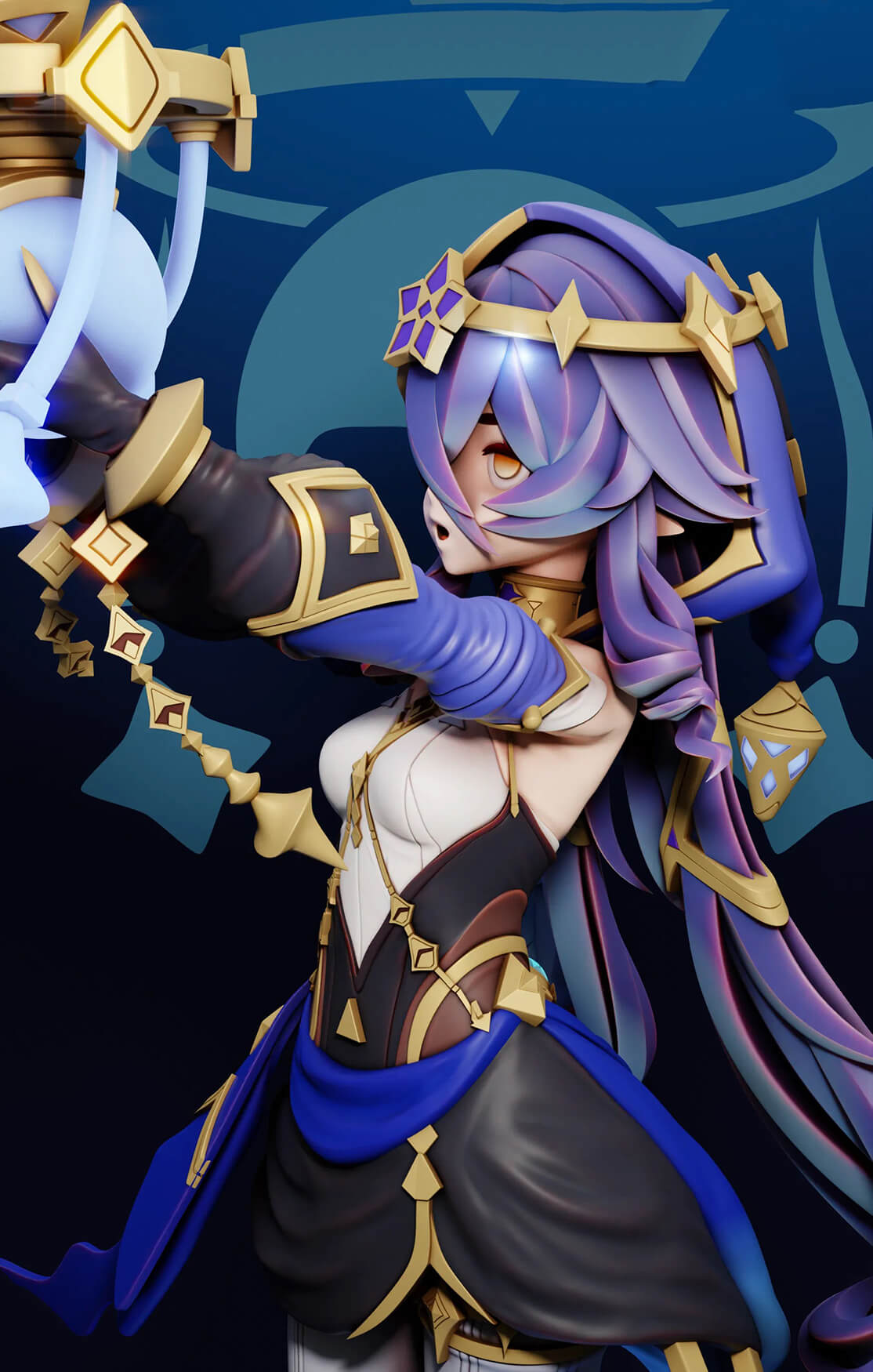 Genshin Impact - Layla Figure Stl Ready To Print by 3dprintmodelSG