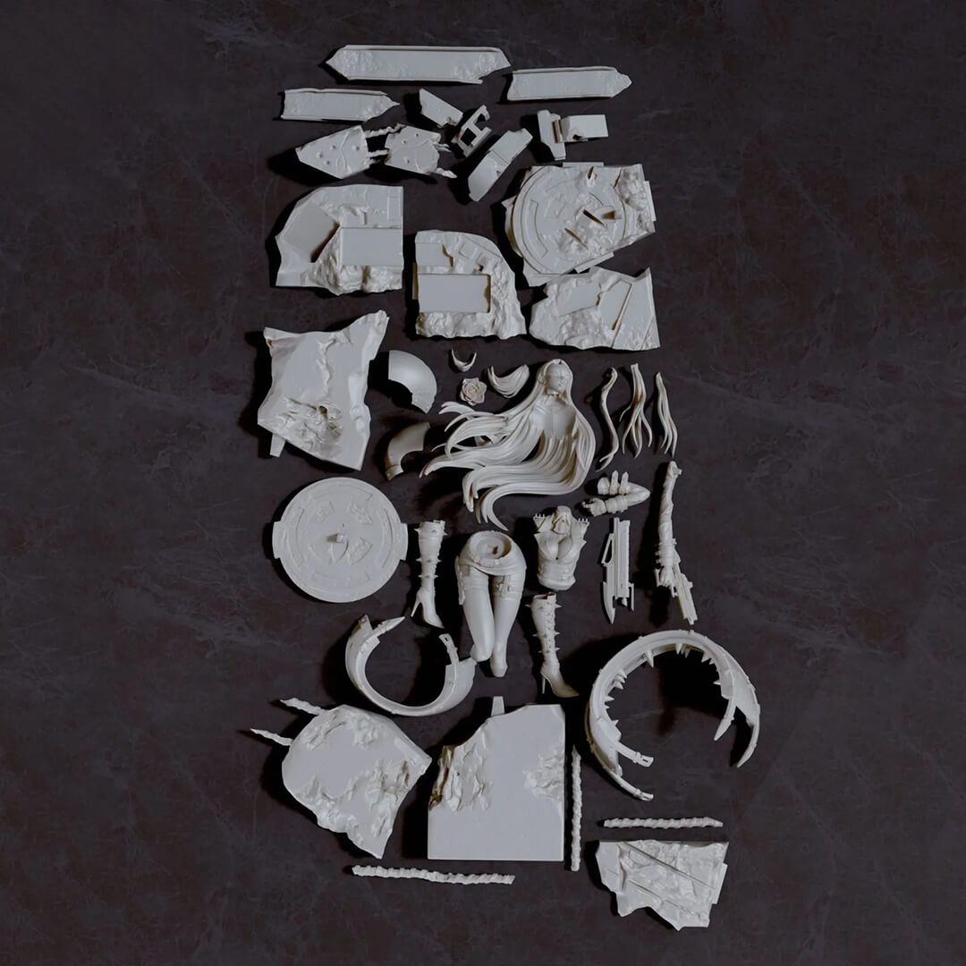 Maiden Nikke Goddess of Victory Figure - 3D Model by 3dprintmodelSG