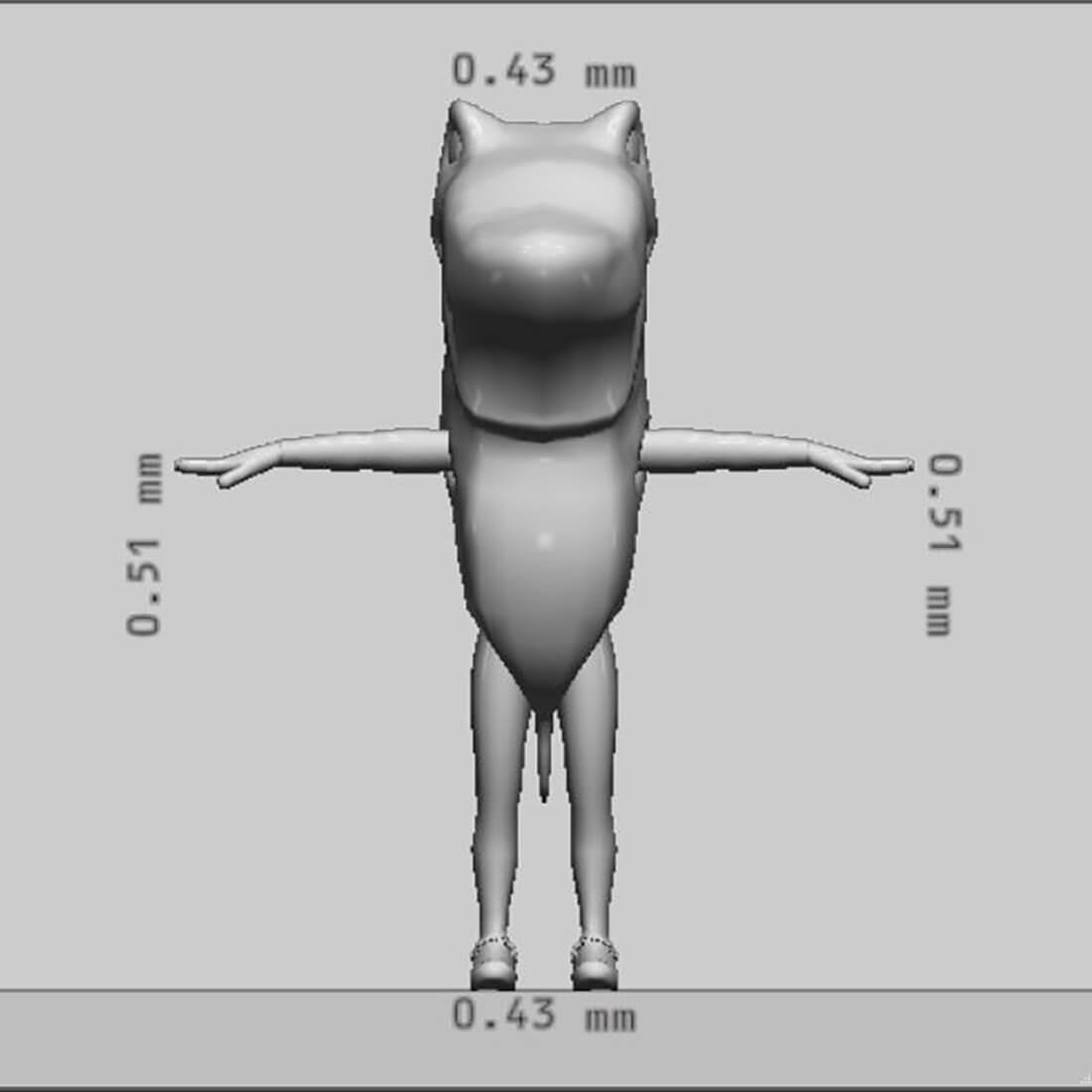 Male Shark Costume Blue - 3D Model by 3dprintmodelSG