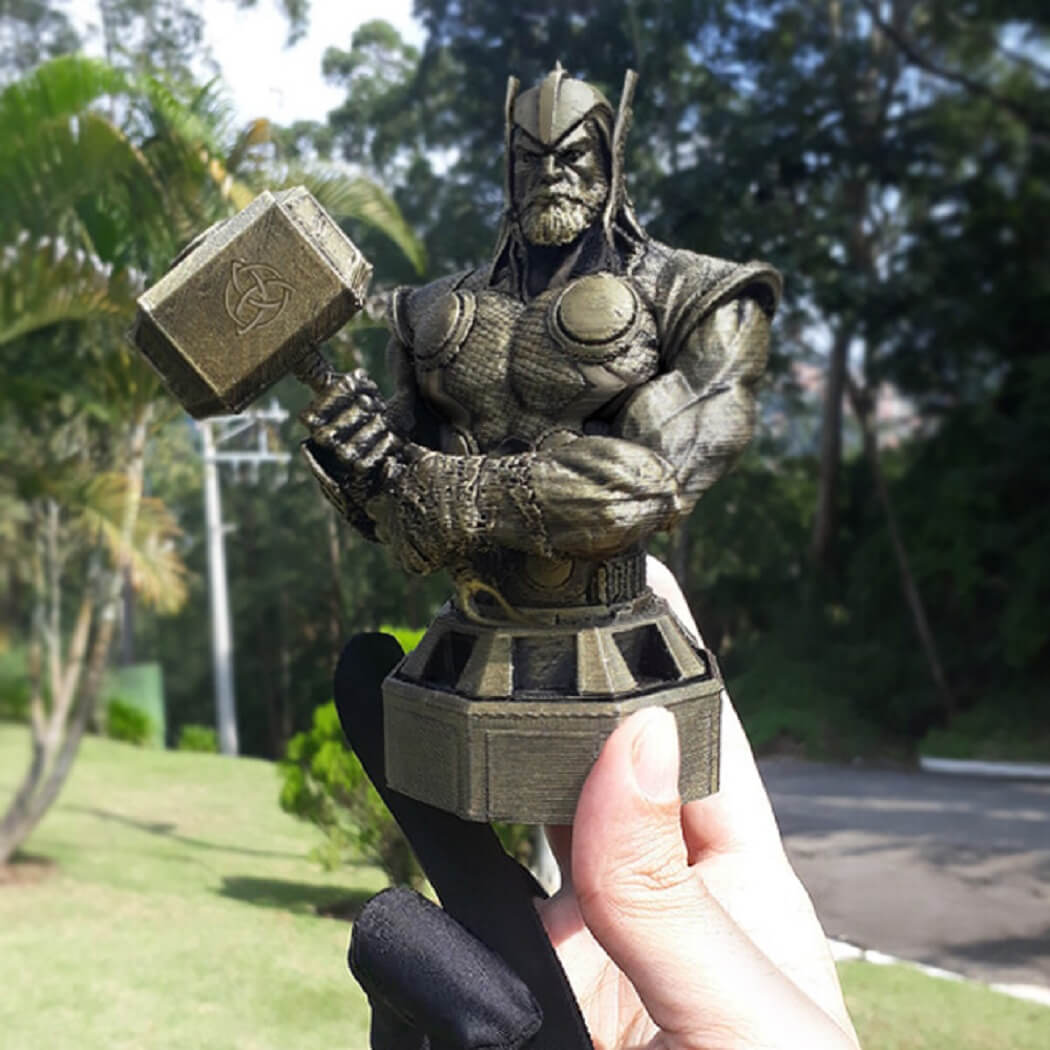 Marvel Thor Bust - 3D Model by 3dprintmodelSG