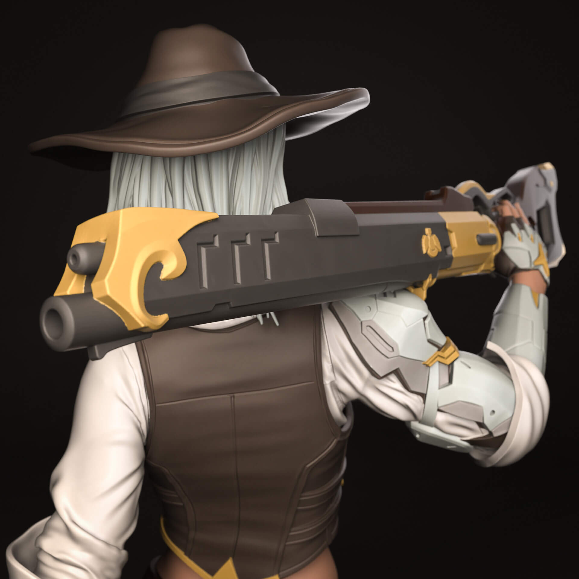 Overwatch Ashe Figures Lots of Options Stl Ready To Print by 3dprintmodelSG