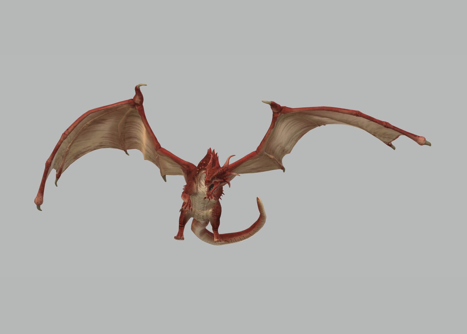 Red Dragon 3D Model Ready To Print by 3dprintmodelSG