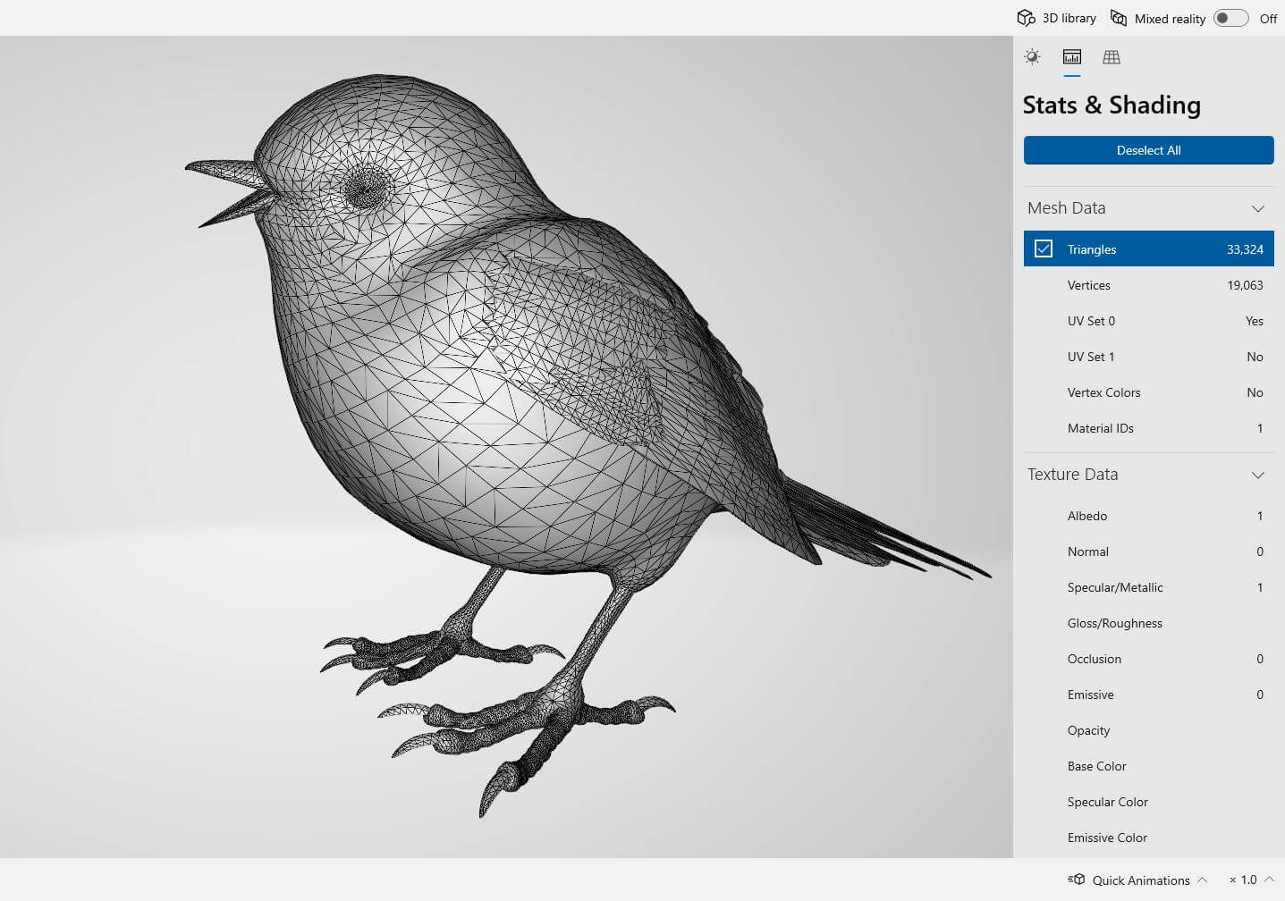 Singing Robin 3D Model Ready To Print by 3dprintmodelSG