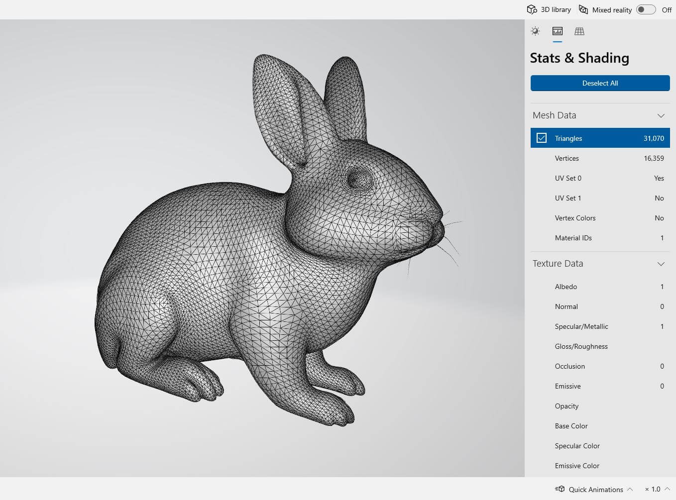 White Rabbit 3D Model Ready To Print by 3dprintmodelSG