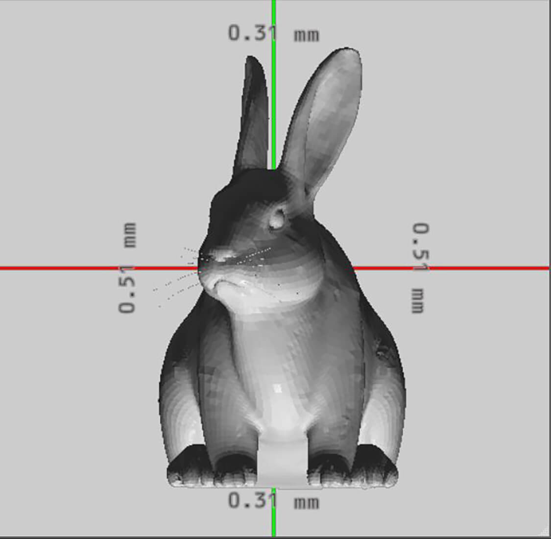 White Rabbit 3D Model Ready To Print by 3dprintmodelSG