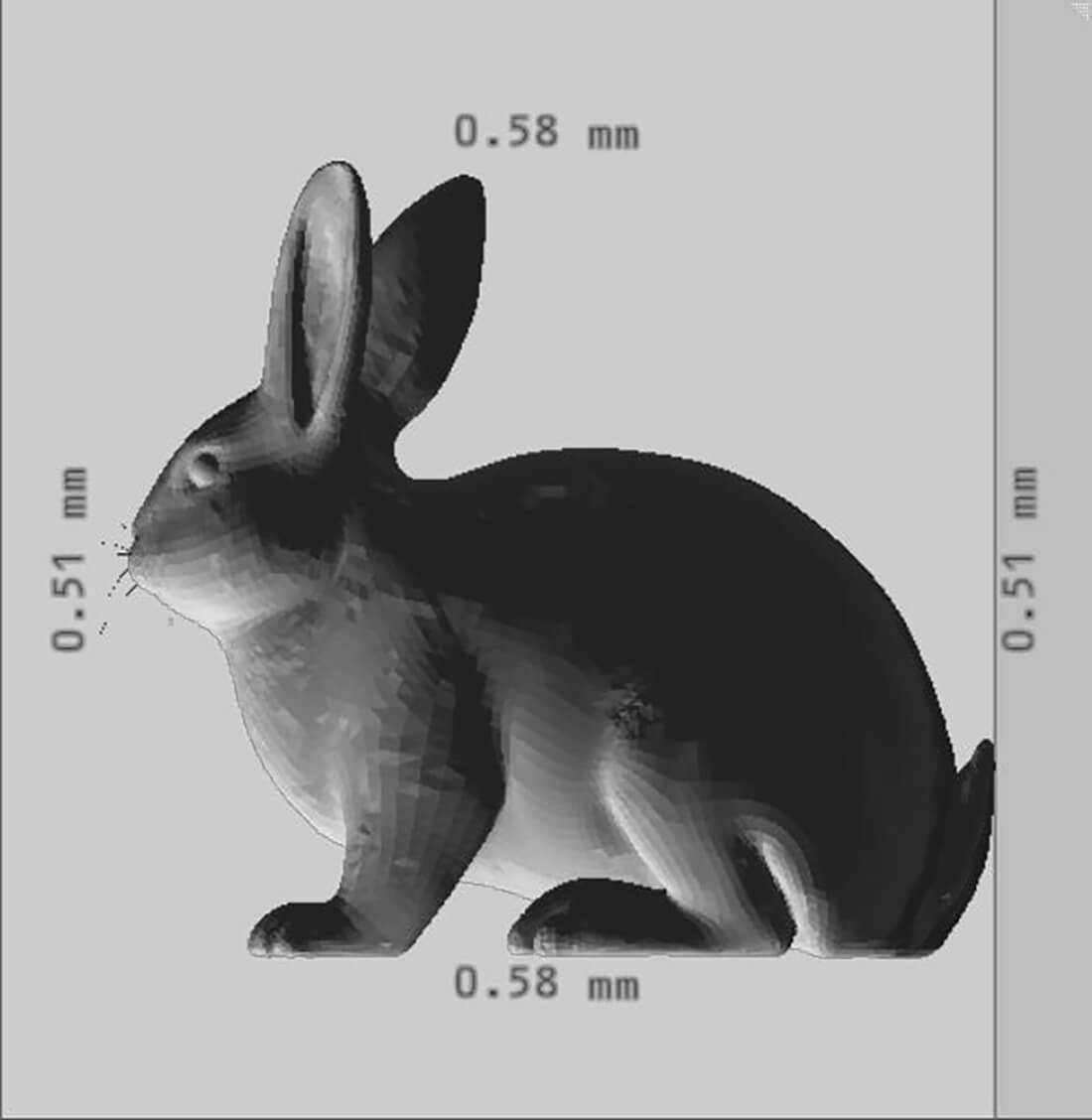 White Rabbit 3D Model Ready To Print by 3dprintmodelSG