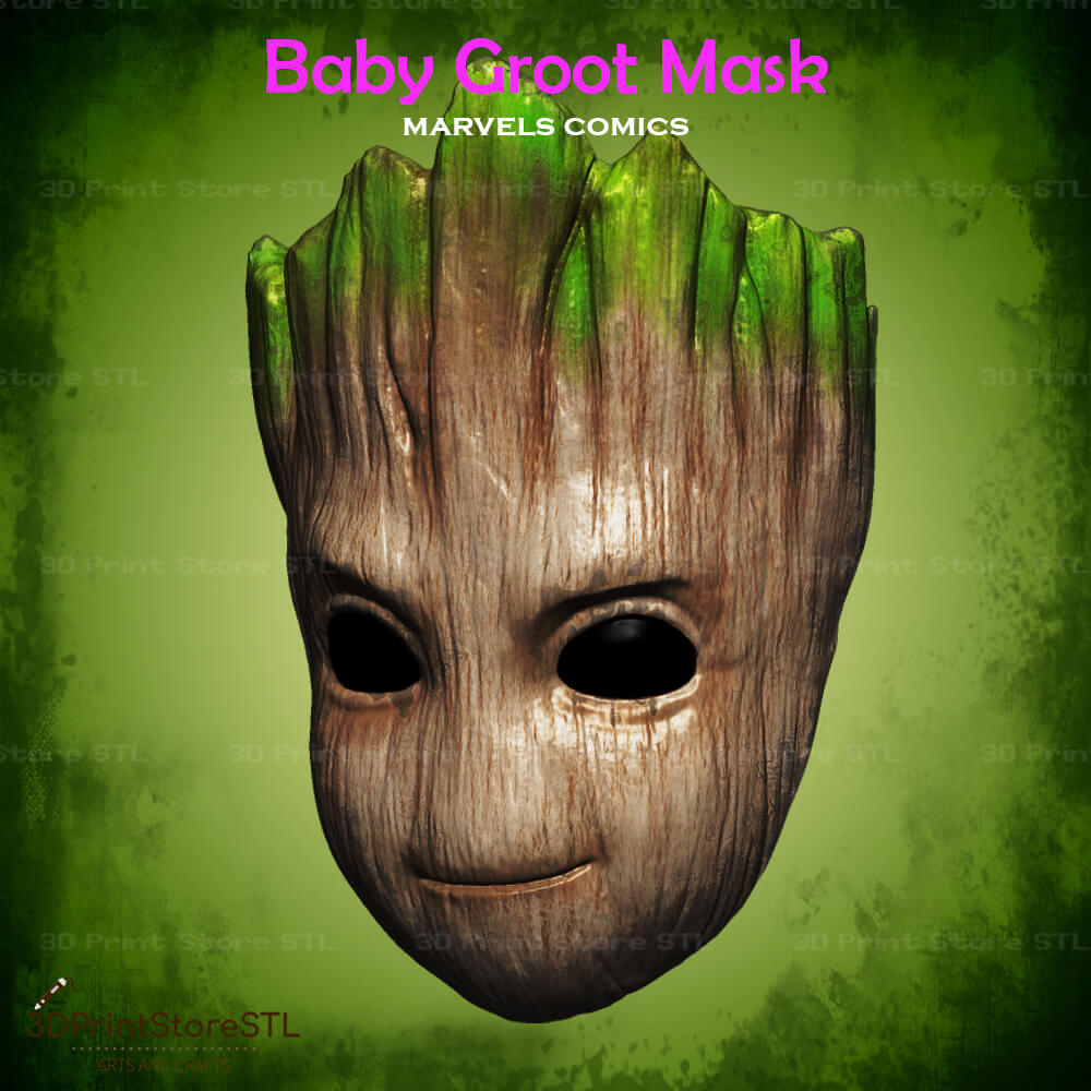 Baby Groot Cosplay Marvel Comics - Stl File 3D Print Model by ...