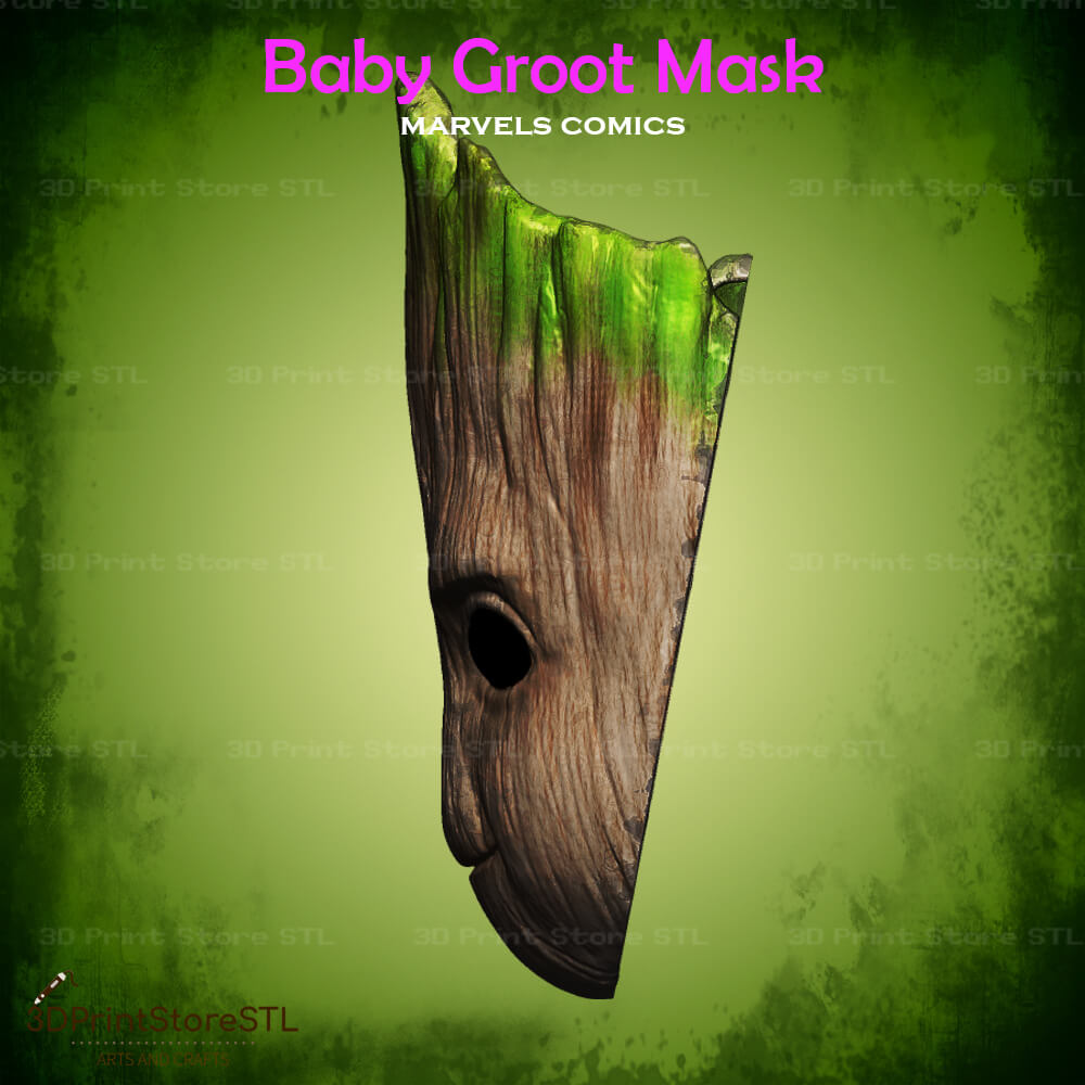 Baby Groot Cosplay Marvel Comics - Stl File 3D Print Model by ...