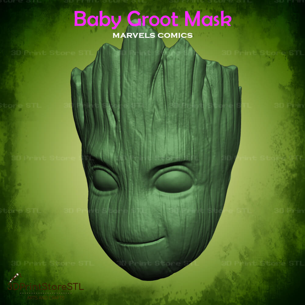Baby Groot Cosplay Marvel Comics - Stl File 3D Print Model by ...