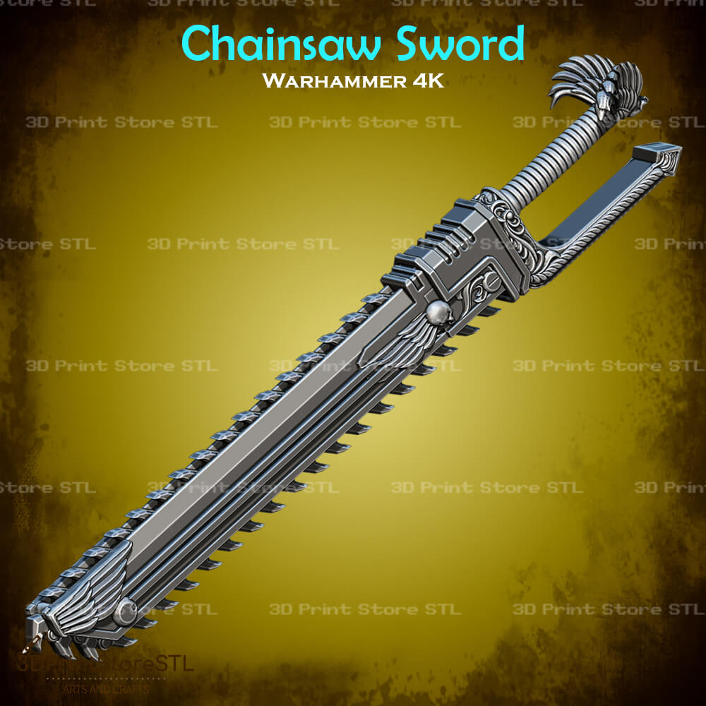 Real Chainsaw Sword ARMOURY: Chainsword – Electric RAIN