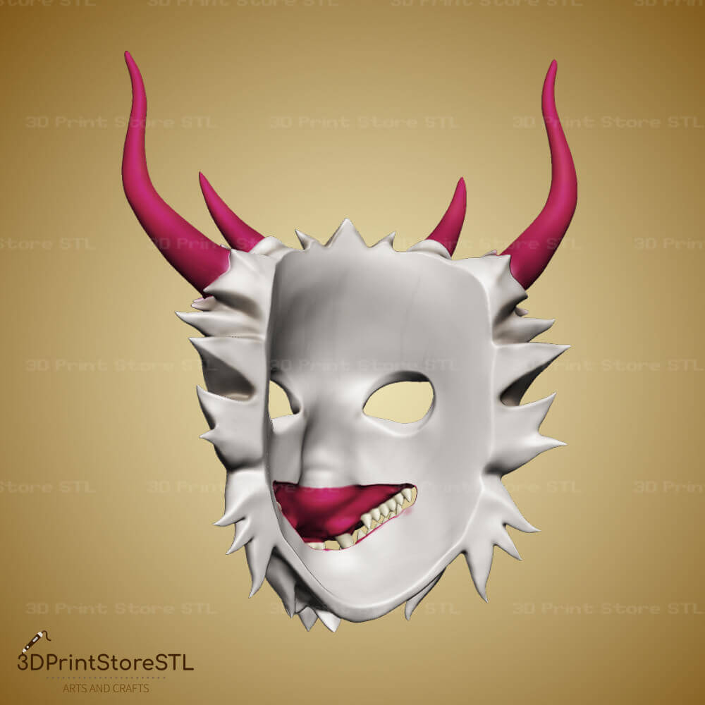 Mask Wolf - Devil 3D Model by 3dprintstorestl