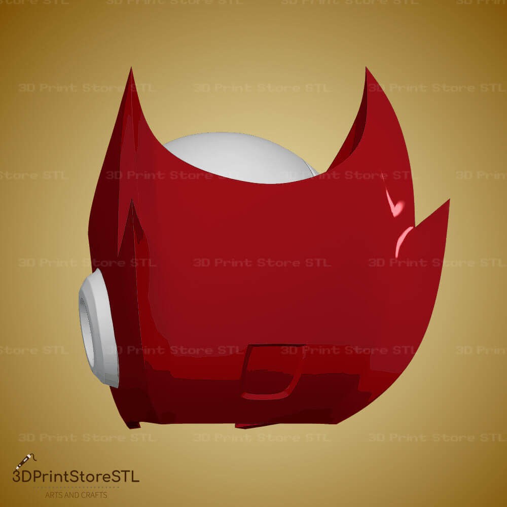 Megaman Zero Helmet - 3D Model by 3dprintstorestl
