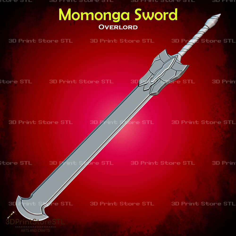 Momonga Sword Cosplay Overlord - 3D Model by 3dprintstorestl