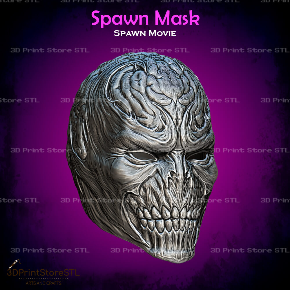 Spawn Mask Cosplay Spawn Movie - Stl File 3D Print Model by 3dprintstorestl