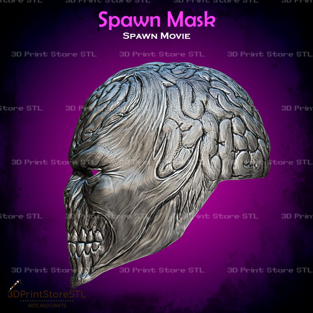 Spawn Mask Cosplay Spawn Movie - Stl File 3D Print Model by 3dprintstorestl