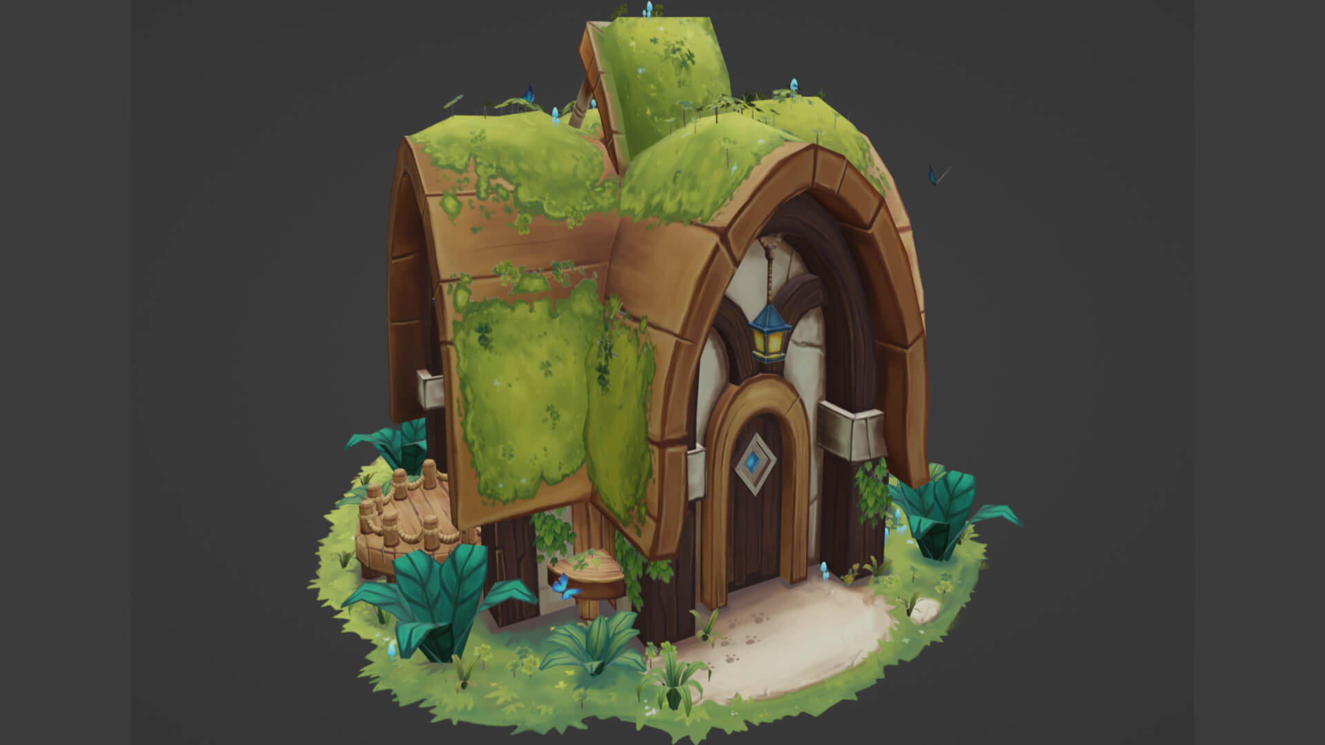 Fantasy Cottage - 3D Model by 3DPusher
