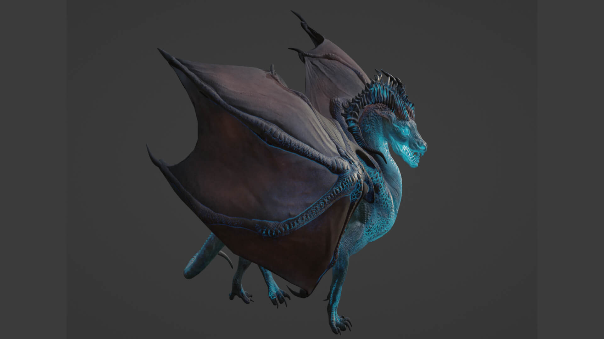 Fantasy Dragon - 3D Model by 3DPusher