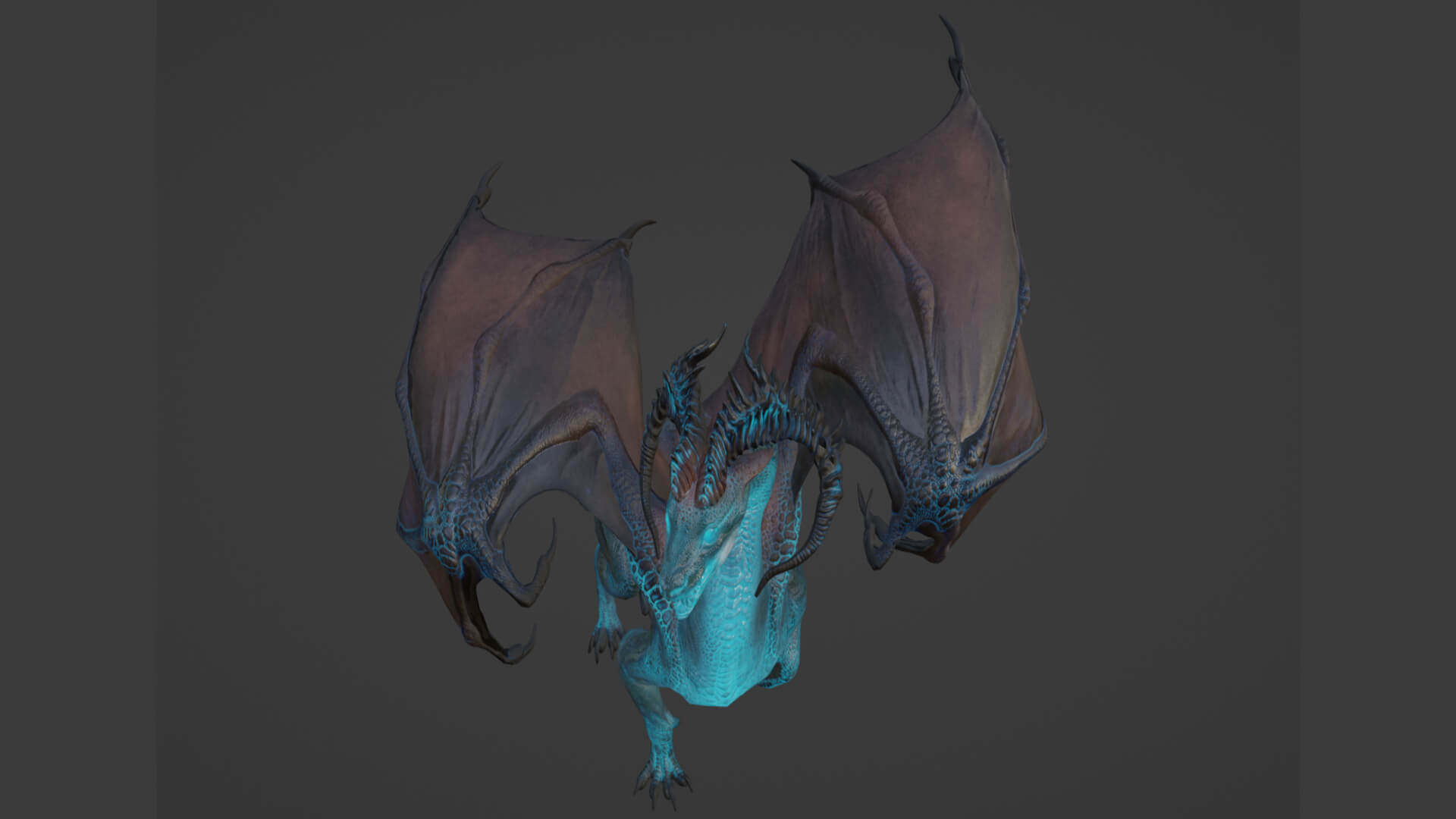 Fantasy Dragon - 3D Model by 3DPusher