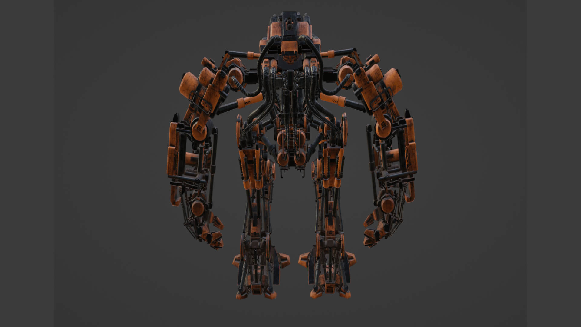 Giant Robot Mech - 3D Model by 3DPusher