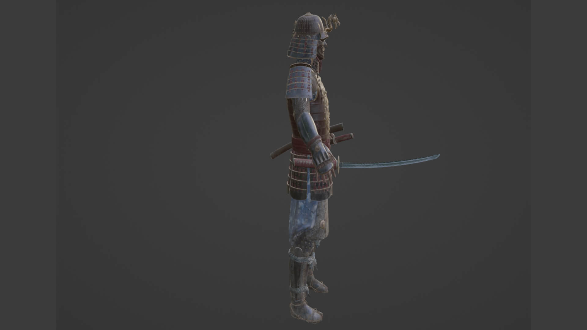 Japanese Samurai - 3D Model by 3DPusher