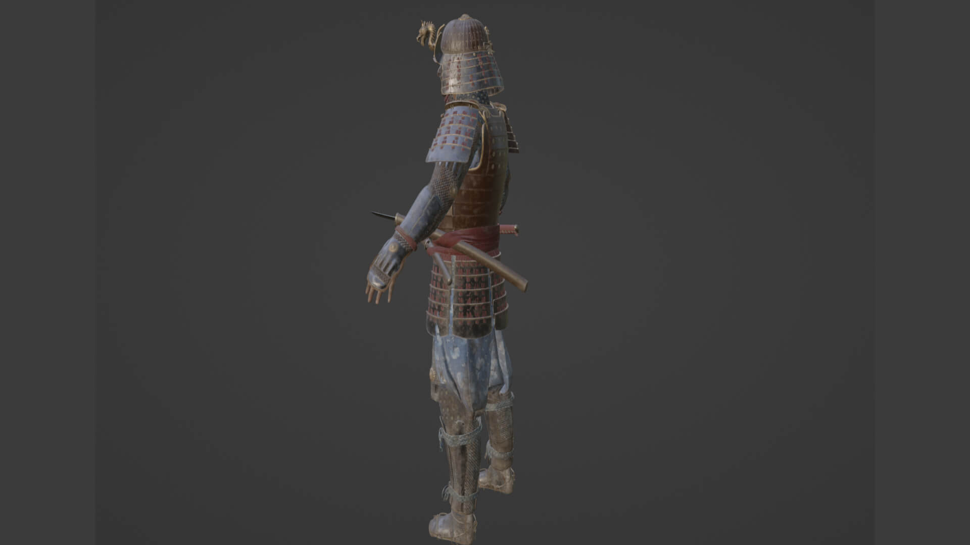 Japanese Samurai - 3D Model by 3DPusher