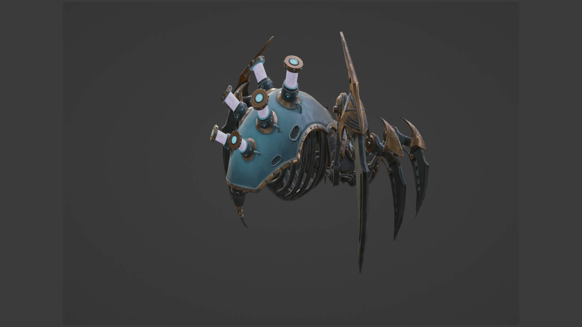 Robot Spider Mech - 3D Model by 3DPusher