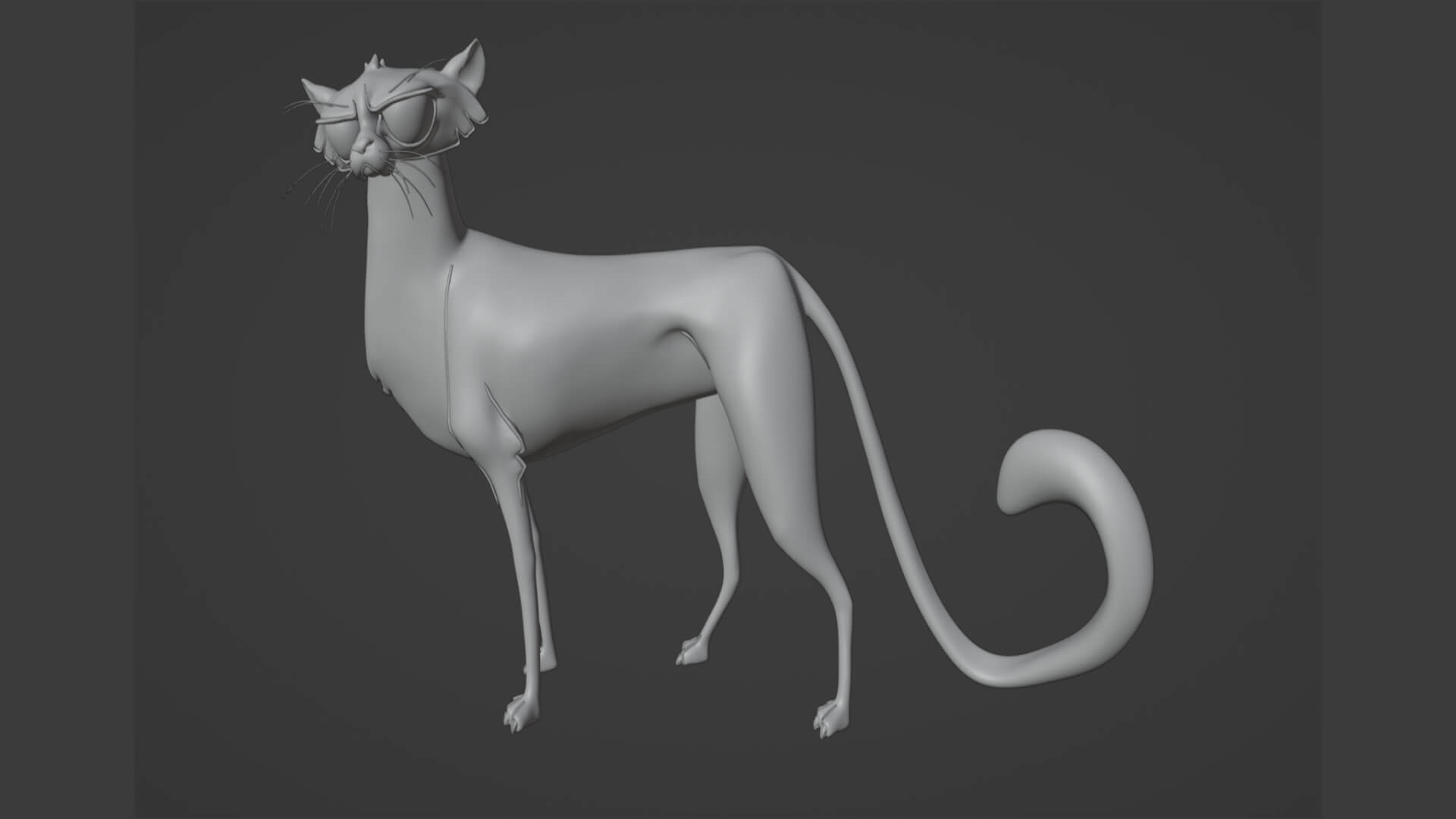Stylized Cheetah - 3D Model by 3DPusher