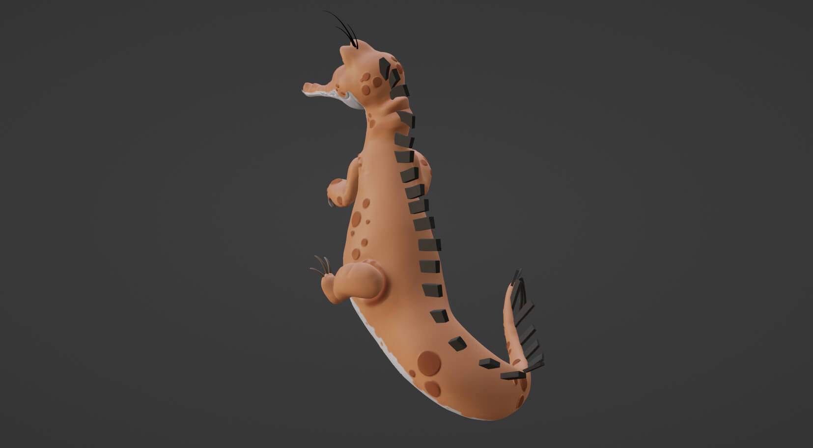Stylized Crocodile Character - 3D Model by 3DPusher