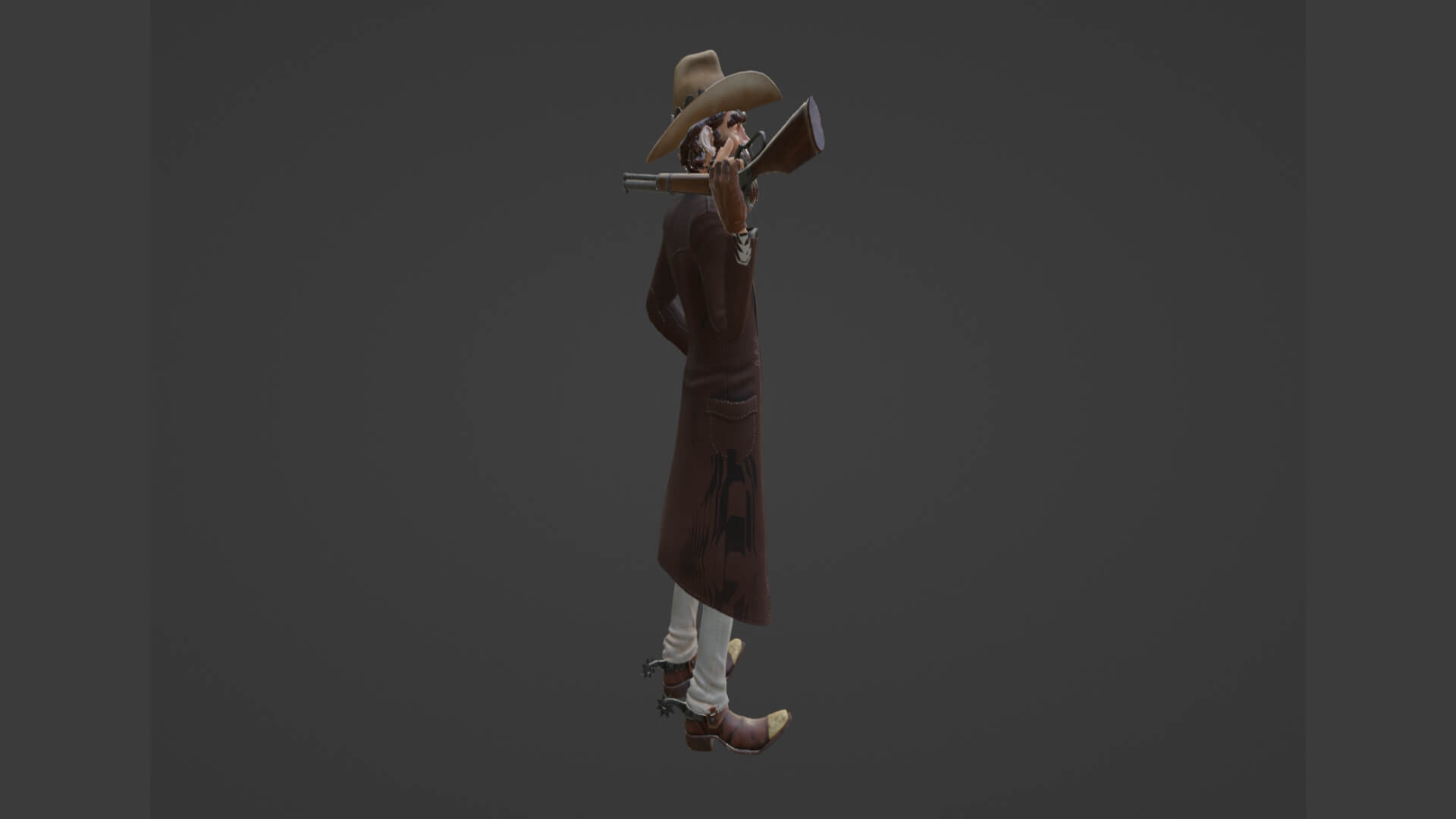 Stylized Sheriff - 3D Model by 3DPusher