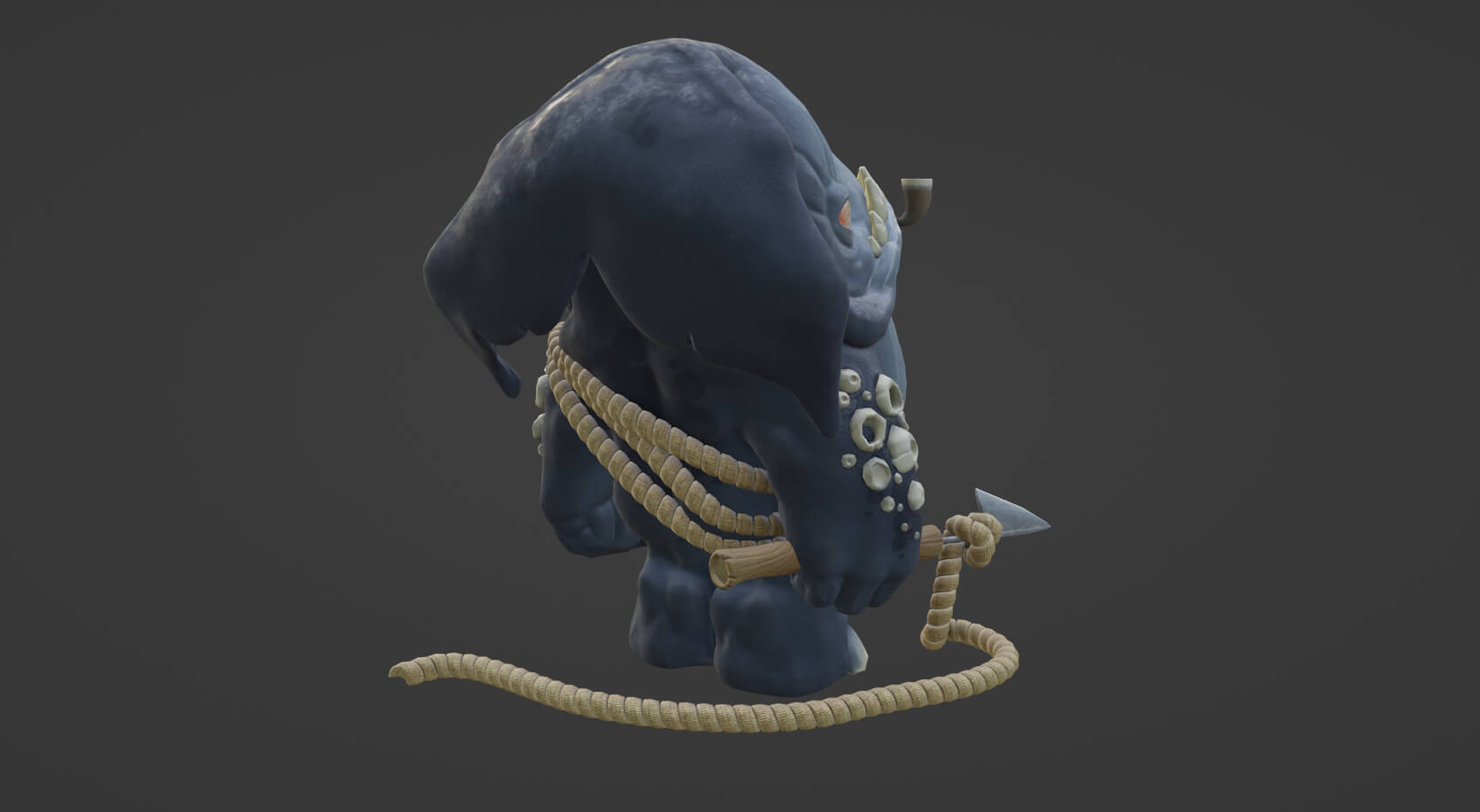 Stylized Whale Character - 3D Model by 3DPusher