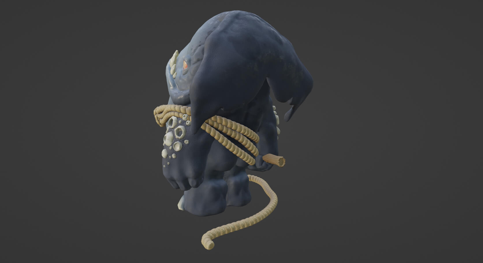Stylized Whale Character - 3D Model by 3DPusher