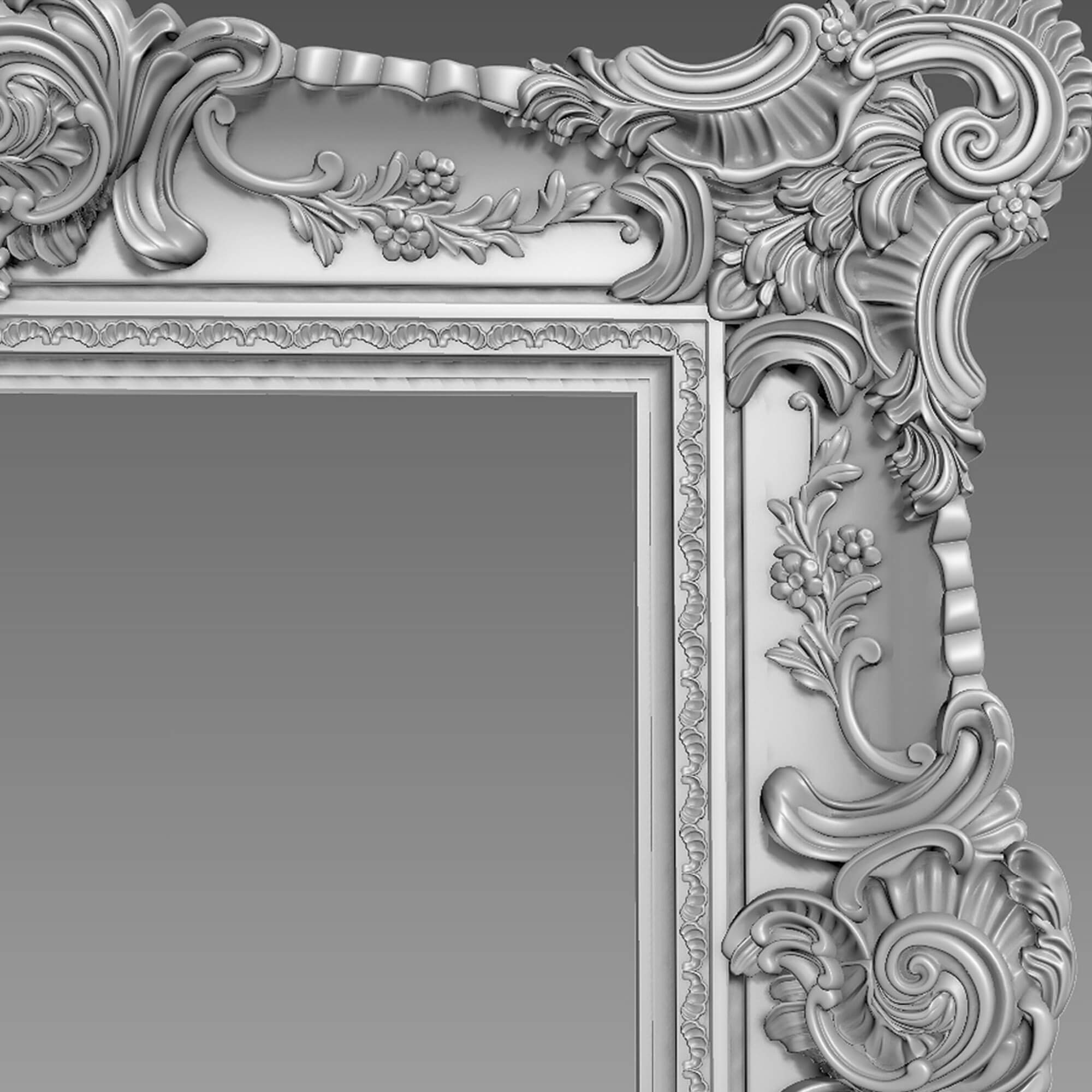 Classic Frame - 3D Model by 3DRelief