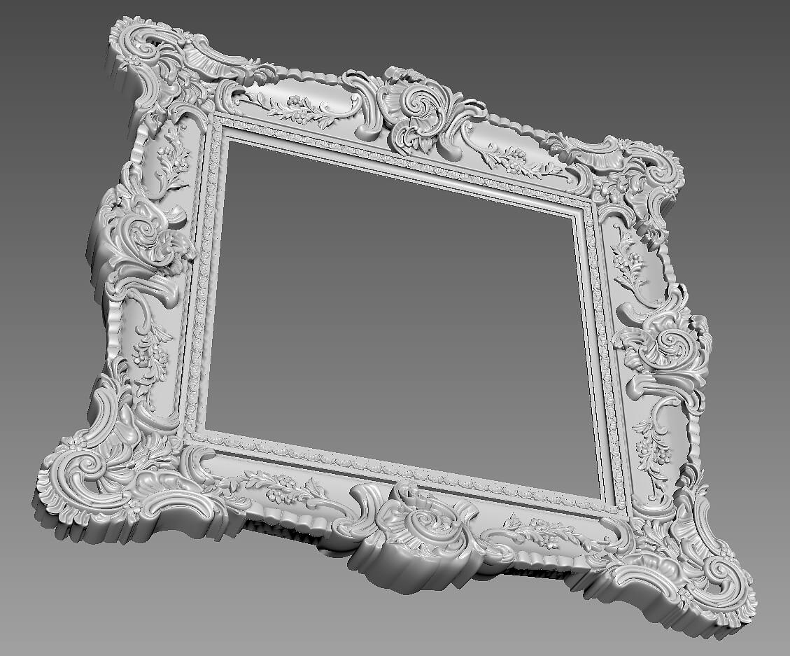 Classic Frame - 3D Model by 3DRelief
