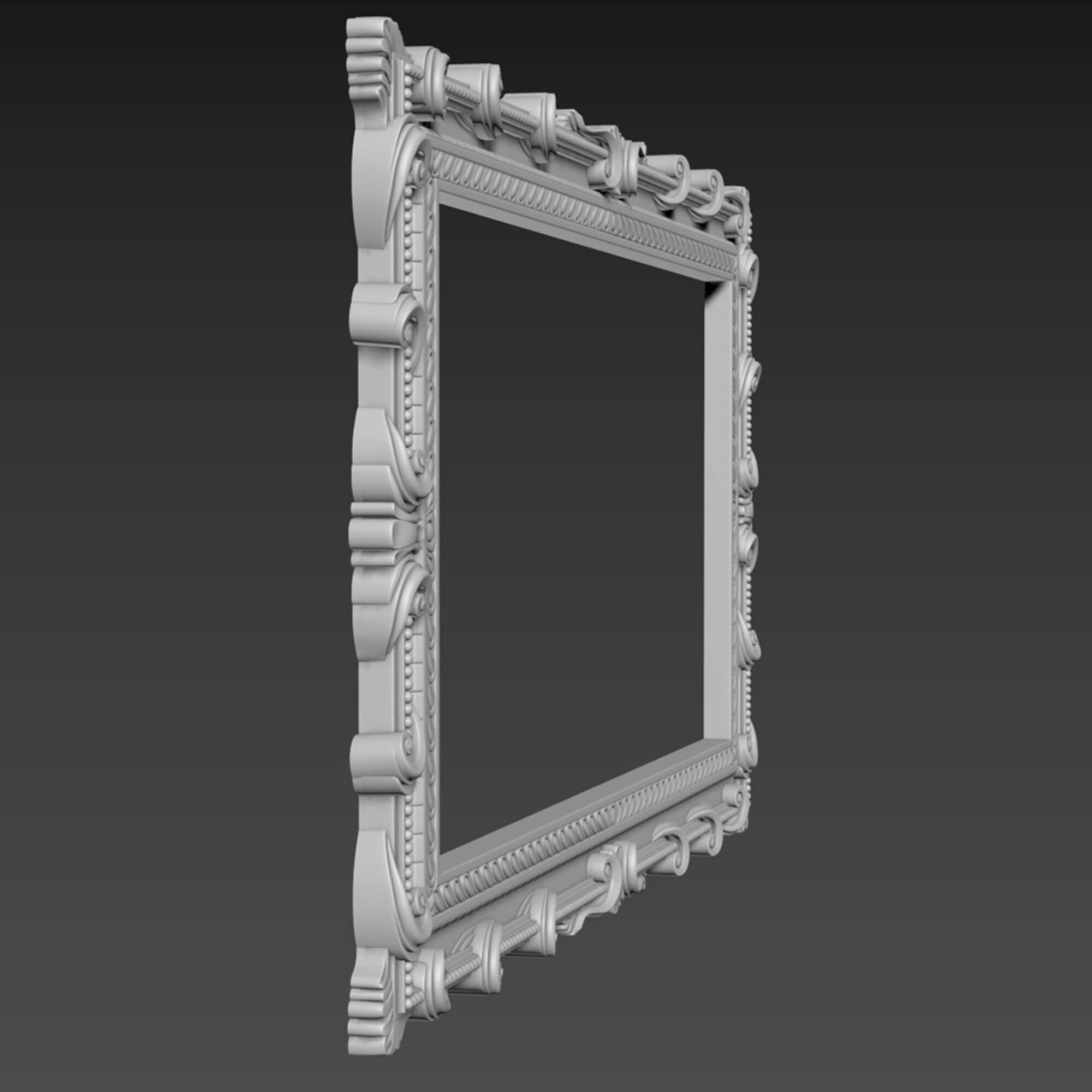 Classic Frame - 3D Model by 3DRelief