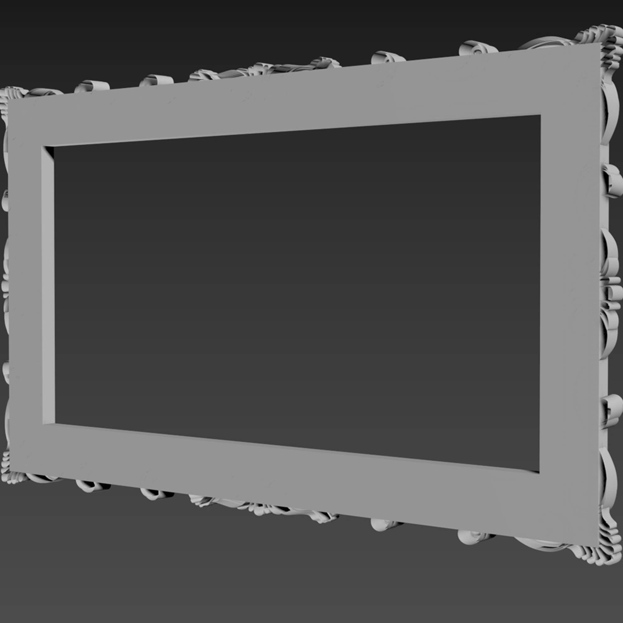 Classic Frame - 3D Model by 3DRelief