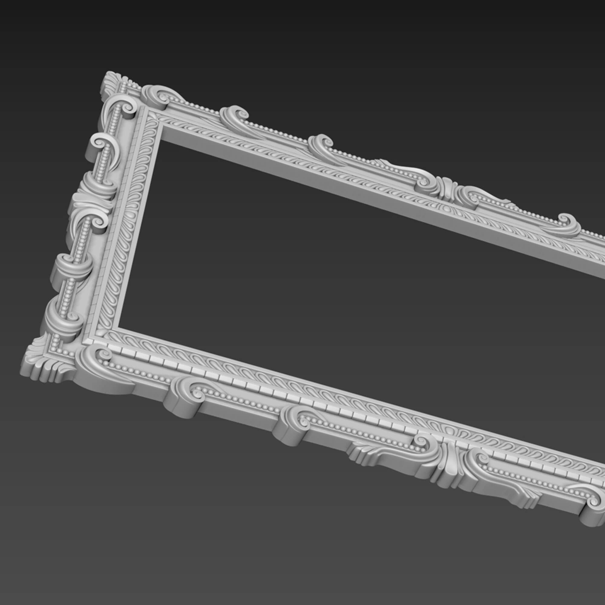 Classic Frame - 3D Model by 3DRelief