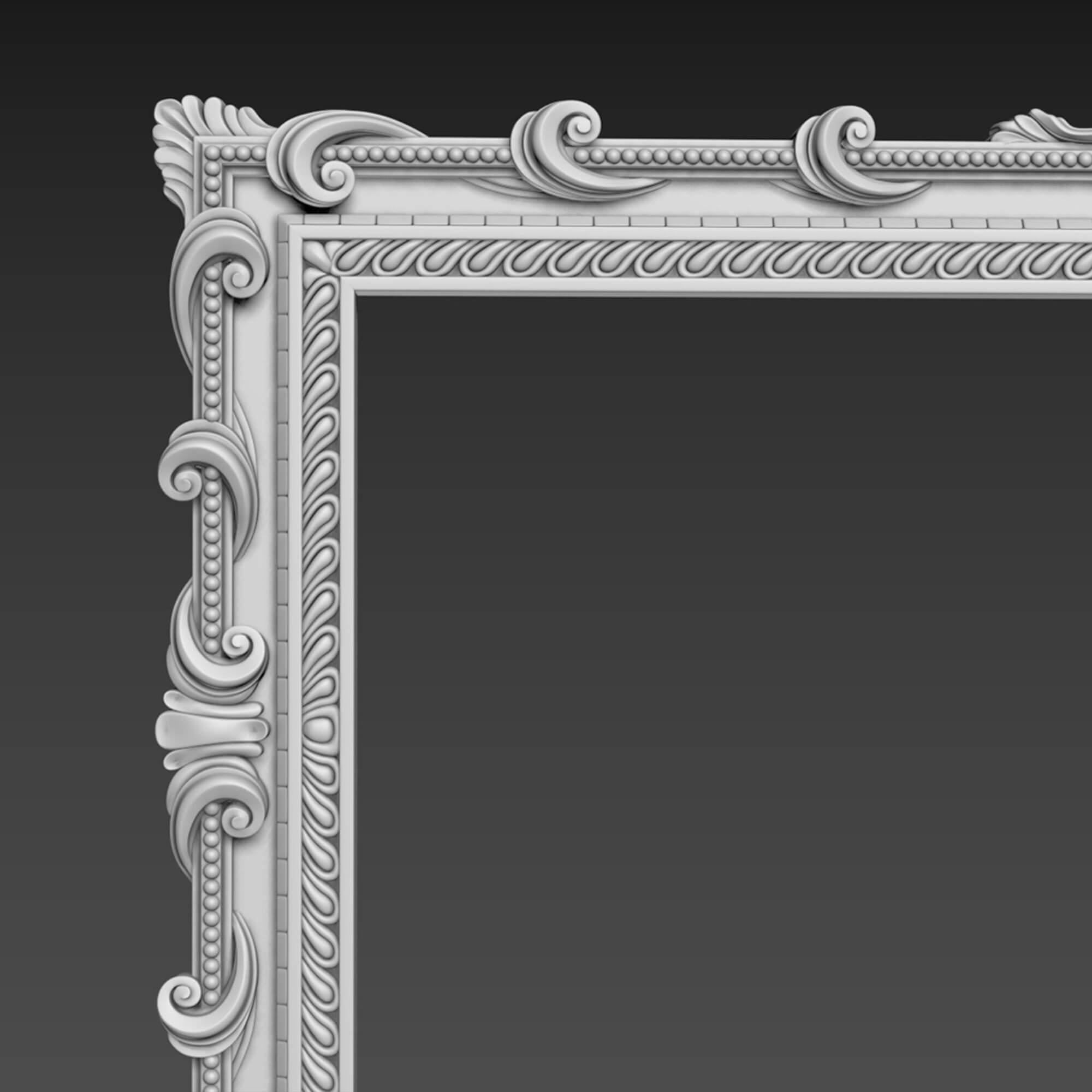 Classic Frame - 3D Model by 3DRelief