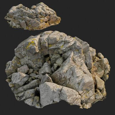 Rock Set - 3D Model by Gizem Dilara Tek