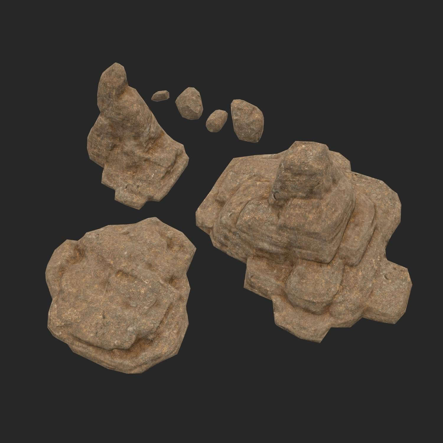 Sandstone Kit - 3D Model by 3drille