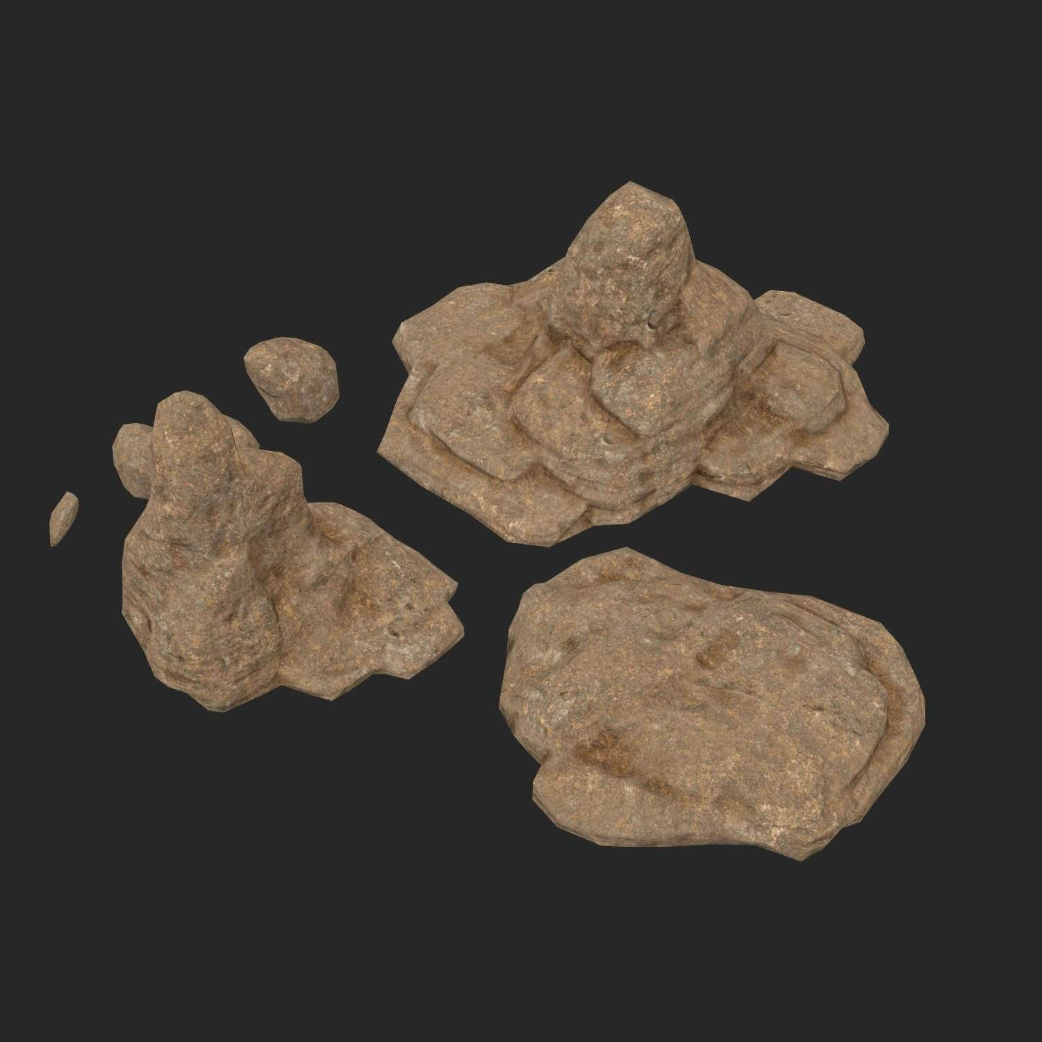 Sandstone Kit - 3D Model by 3drille