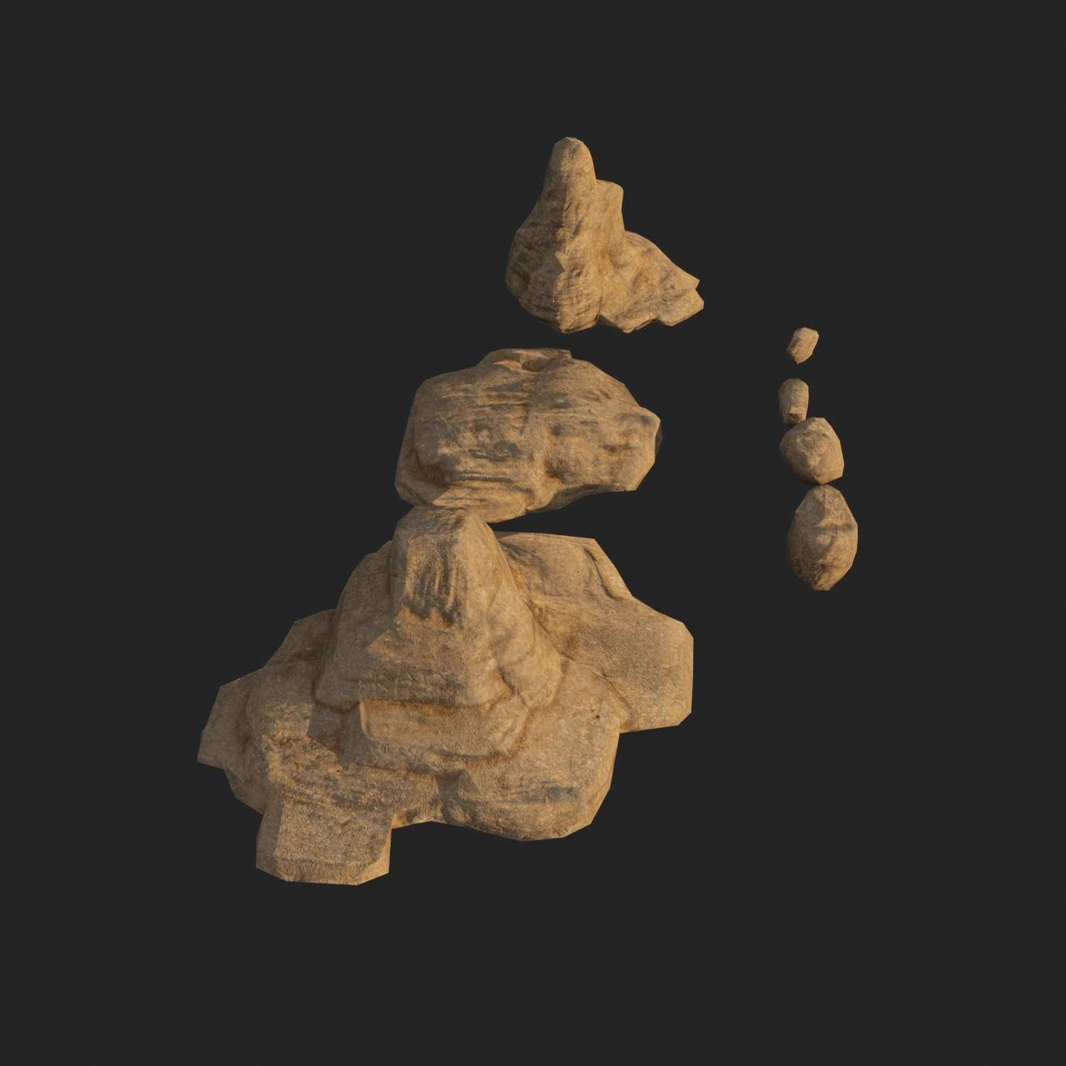 Sandstone Kit - 3D Model by 3drille