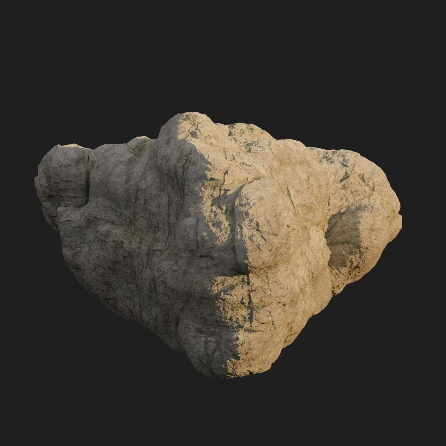 Sculpt Stone C - 3D Model by 3drille