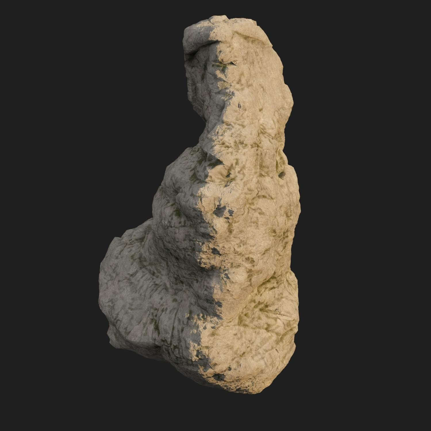 Sculpt Stone F - 3D Model by 3drille