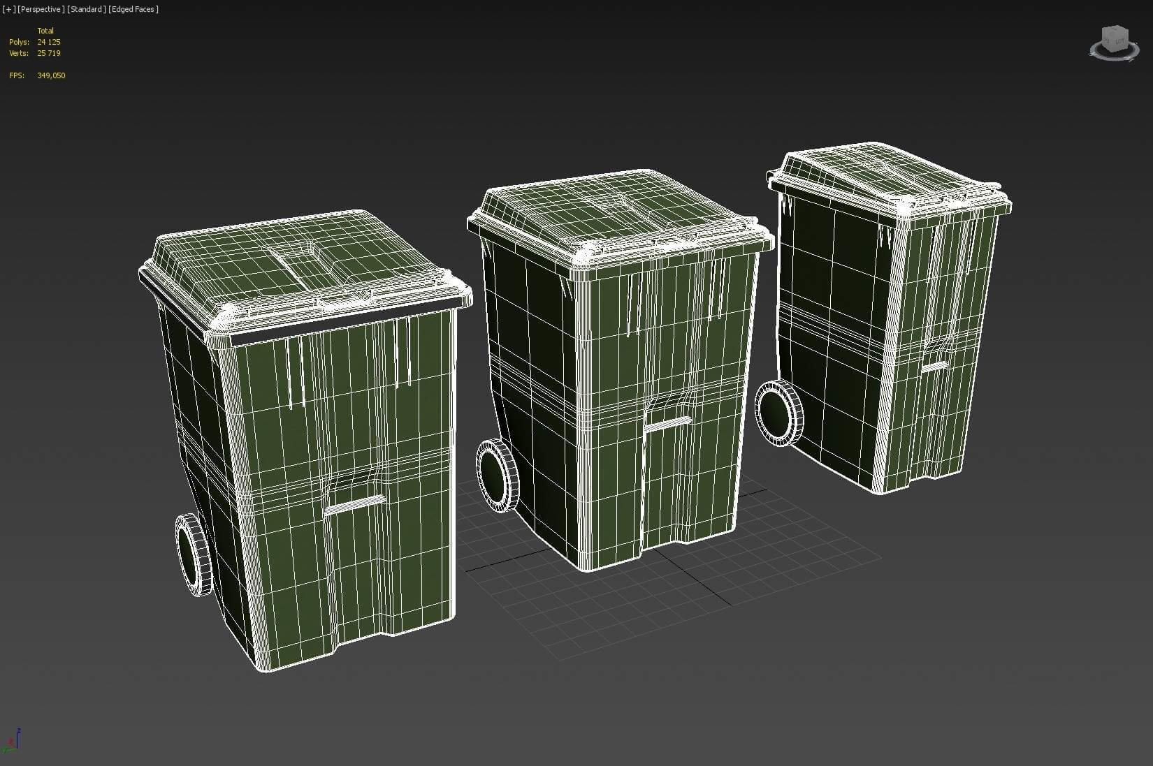 Trash Can - 3D Model by 3drille