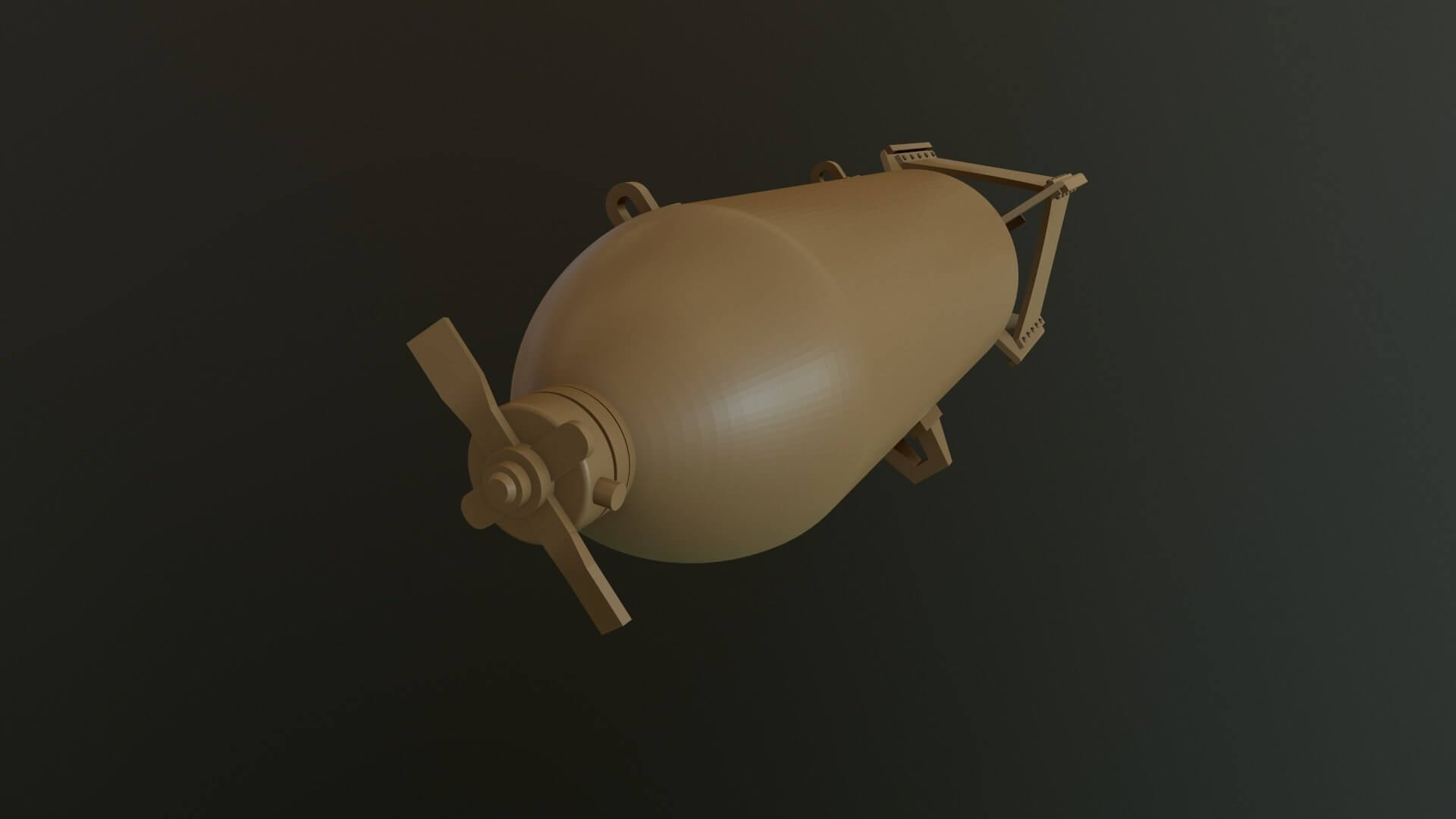 US Bomb AN-M30A1 100lb, AN-M64A1 500lb, AN-M65A1 1000lb (1/24) 3D Model ...